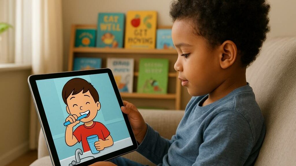 Digital Stories That Teach Kids Healthy Habits