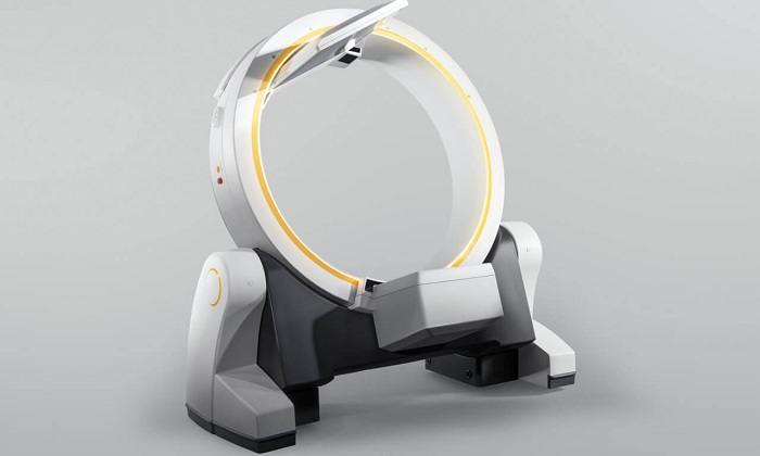 Brainlab Loop-X Mobile Imaging Robot and Cirq Robotic Alignment Module for Spine Both Receive ...